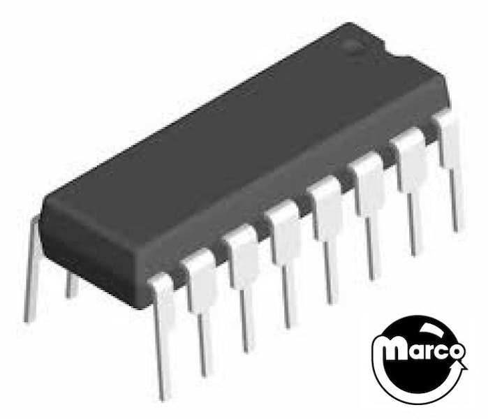 7442 - IC - 16 pin DIP BDC-decimal decoder - Marco Specialties Pinball ...