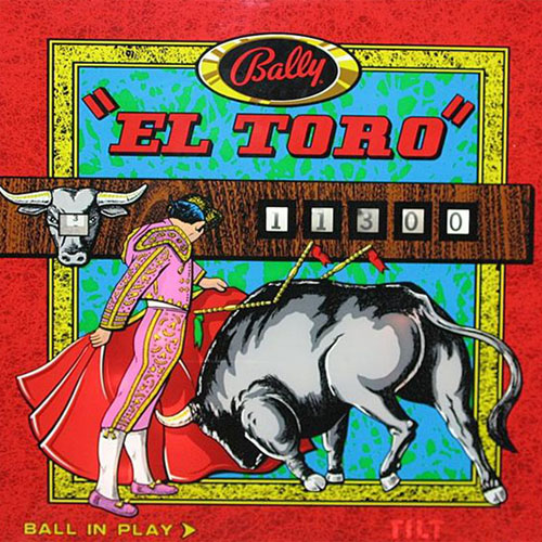 75 - EL TORO - Marco Pinball Parts