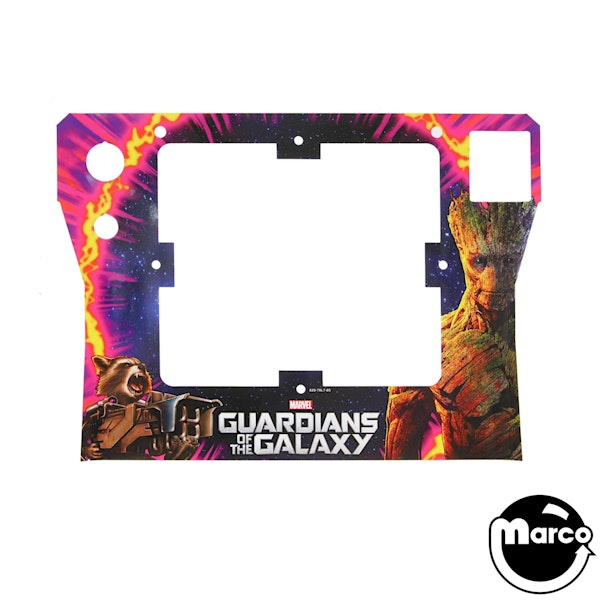 820-78L7-05 - GUARDIANS OF GALAXY PREMIUM (Stern) Cabinet decal front ...