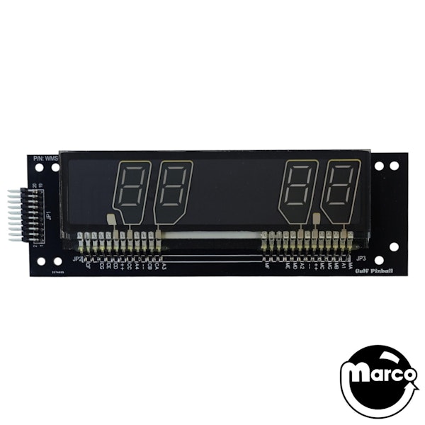 C-8365 - Display PCB - 4 digit satellite - Marco Specialties Pinball Parts