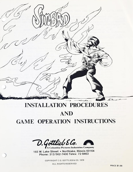 DOC2279 - SINBAD EM (Gottlieb) Manual and Schematic - Marco Specialties ...