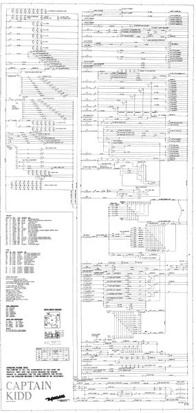 DOC2713 - CAPTAIN KIDD (Gottlieb®) Schematic - Marco Specialties ...