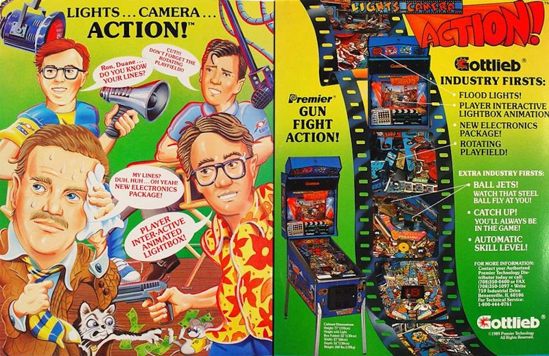 F-LIGHTSCAMERA - LIGHTS CAMERA ACTION (Gottlieb) Flyer - Marco ...