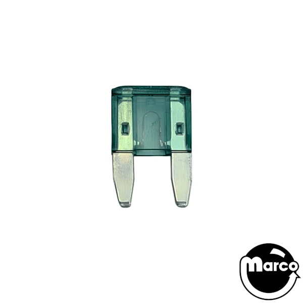 FUSE-MINI-1 - Mini Fuse - Fast blow 1A - 5 pack - Marco Specialties Pinball Parts