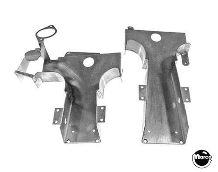 PR009 - SHADOW (Bally) Metal ramp set - Marco Specialties Pinball Parts
