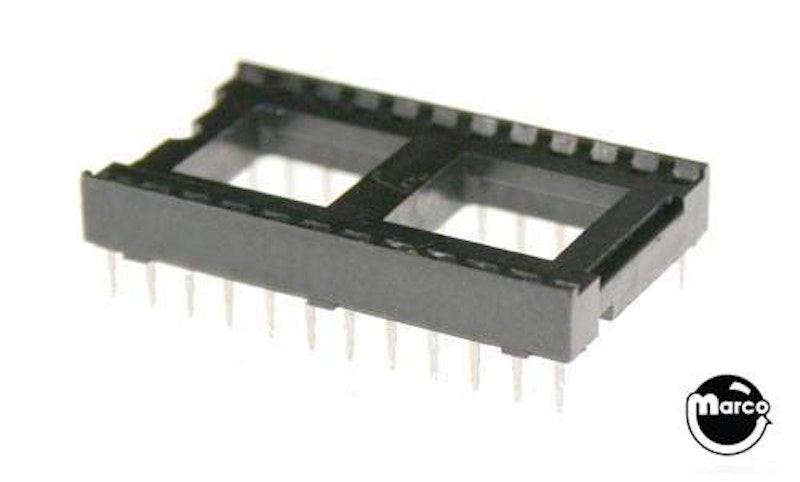 DIP24 - IC socket - 24 pins .600 inch wide - Marco Specialties Pinball ...