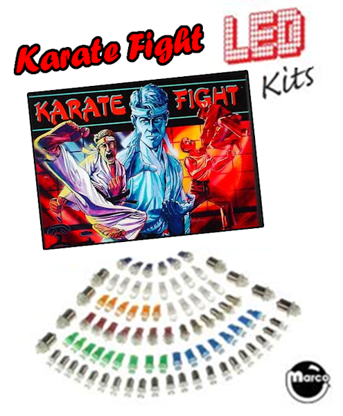 05-1076 - BLACK BELT / KARATE FIGHT (Bally/Midway) Led Kit - Marco ...