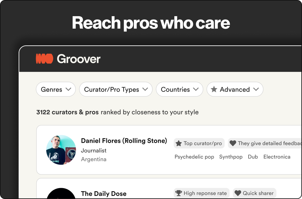 Groover | Music Promotion with Results