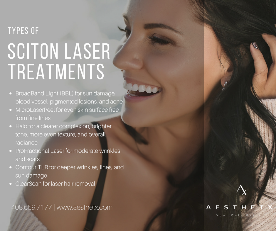 Types of Sciton Laser Treatments | San Jose | Aesthetx