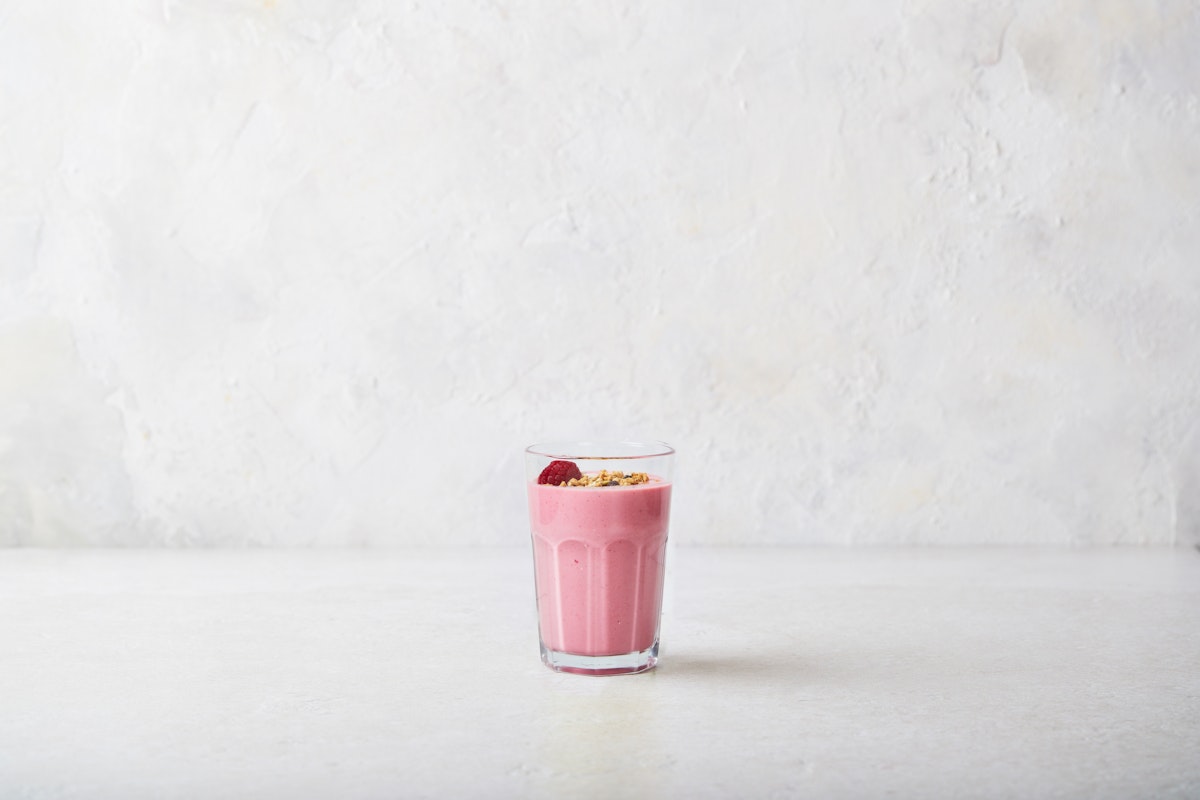Raspberry yoghurt smoothie - Le Pain Quotidien