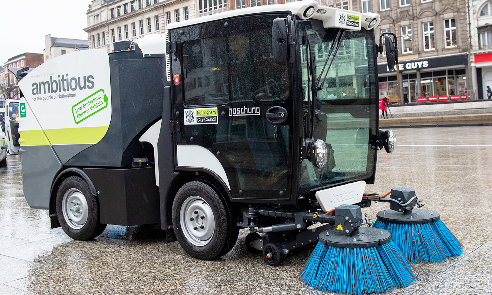 12 Boschung winter maintenance vehicles for Dalian Airport