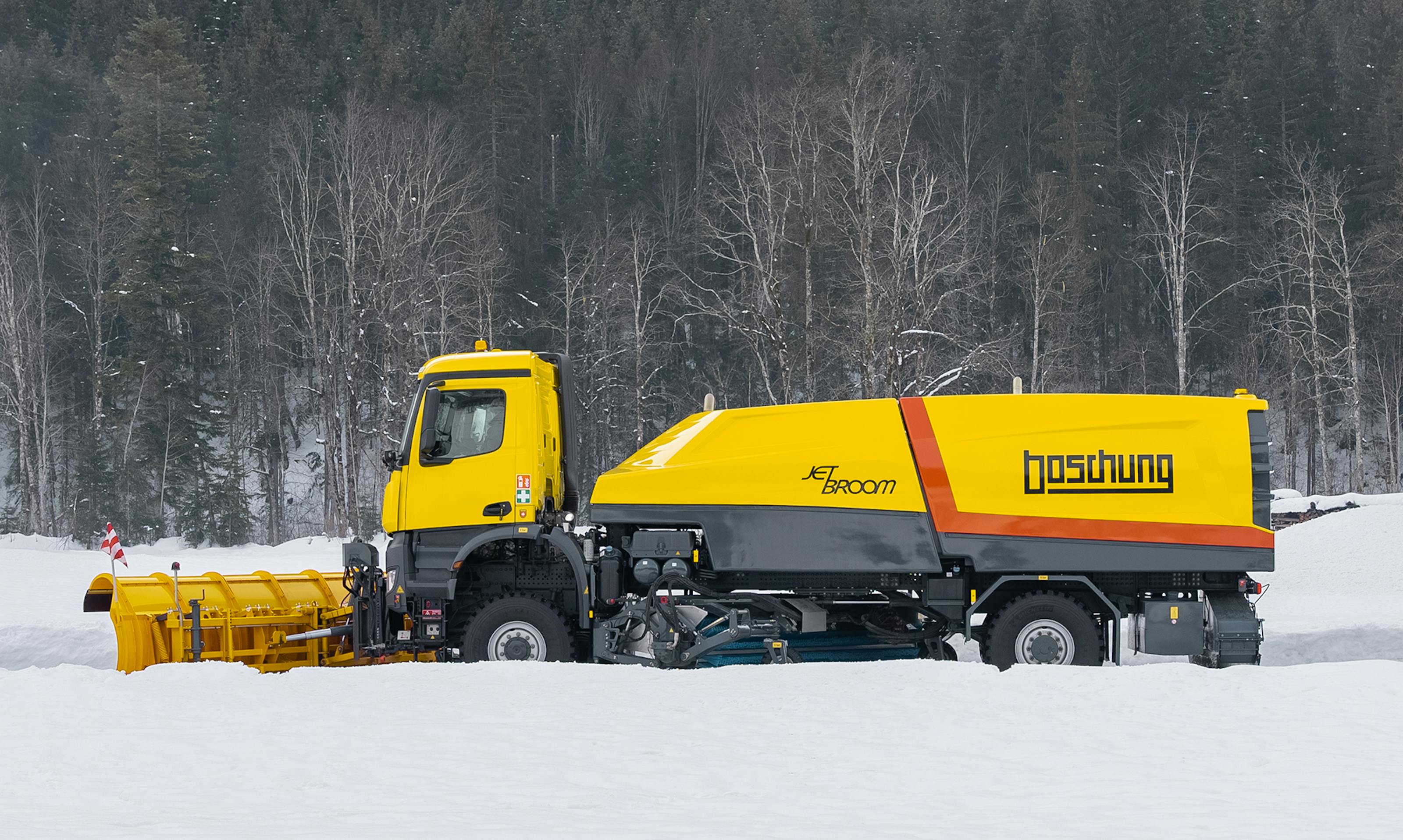 Jetbroom Series - Airport Runway Cleaning - Boschung Equipment