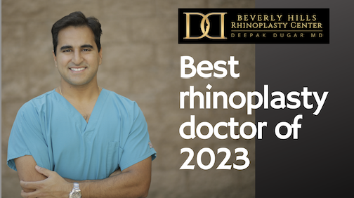 Best Rhinoplasty Doctor 2023 – Dr. Deepak Raj Dugar