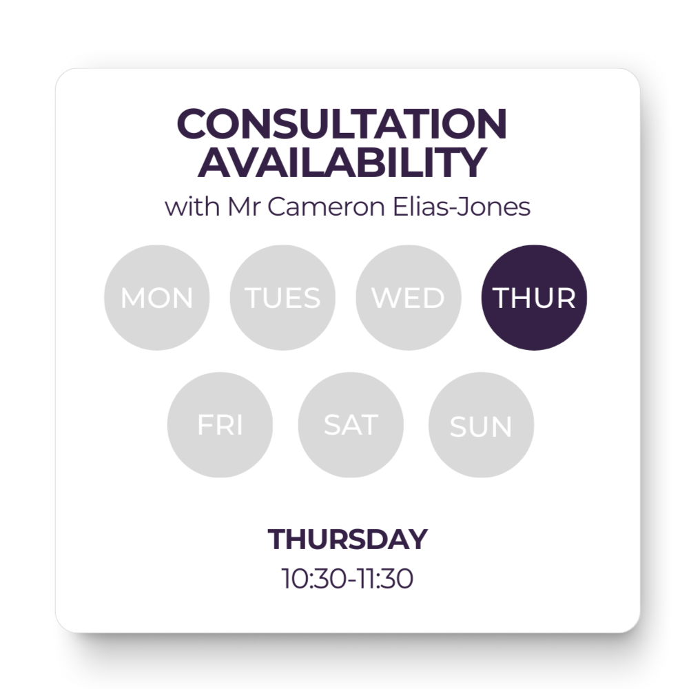 Mr Cameron Elias-Jones | Elanic Medical