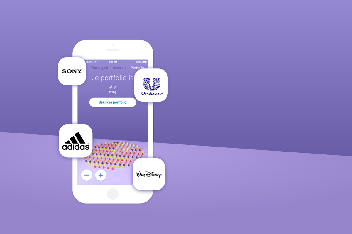De aandelen van Adidas, Disney, Unilever en Sony in 2019