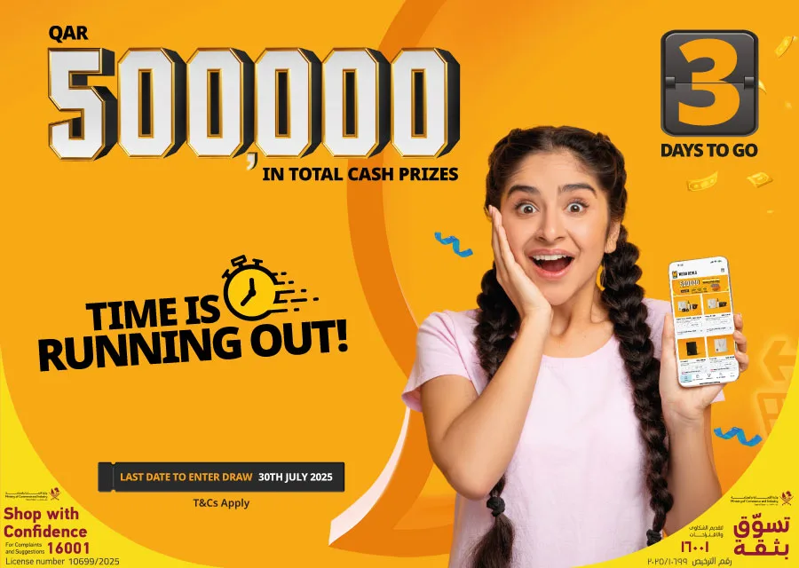 It’s The Final Countdown: Only 3 Days Left to Enter Mega Deals’ QAR ...