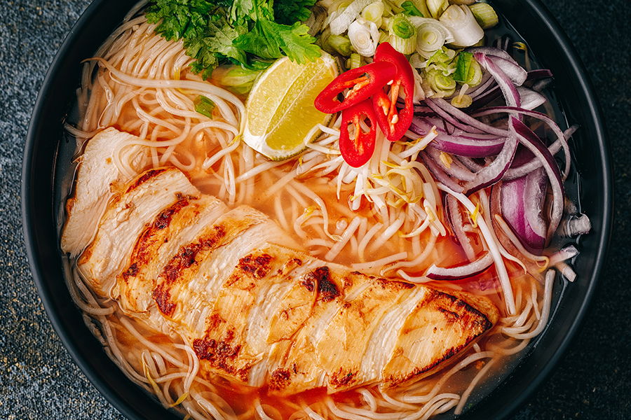 chilli chicken ramen