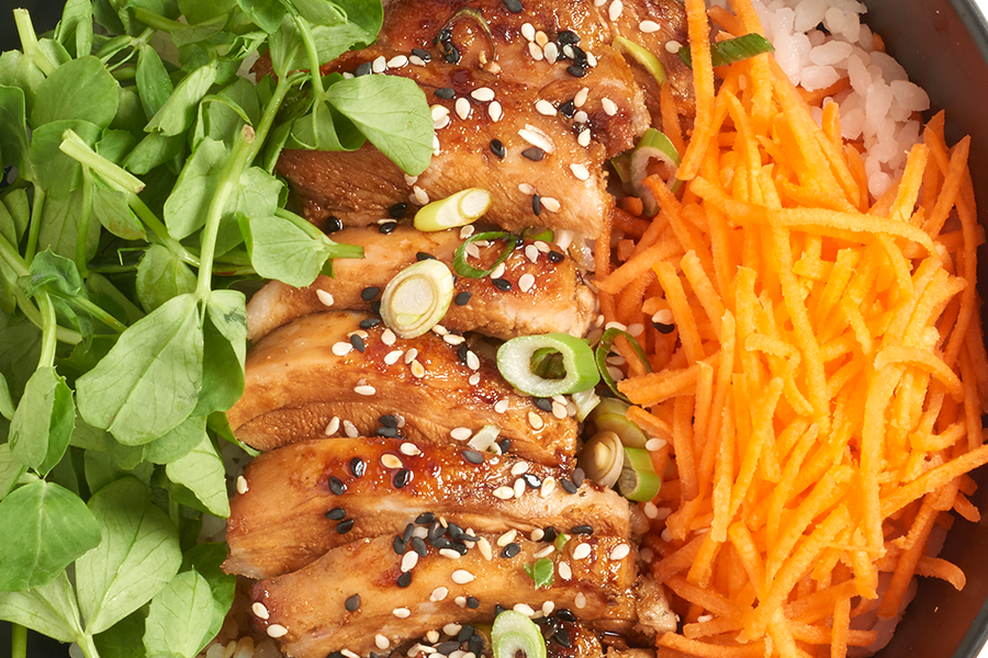 teriyaki chicken donburi