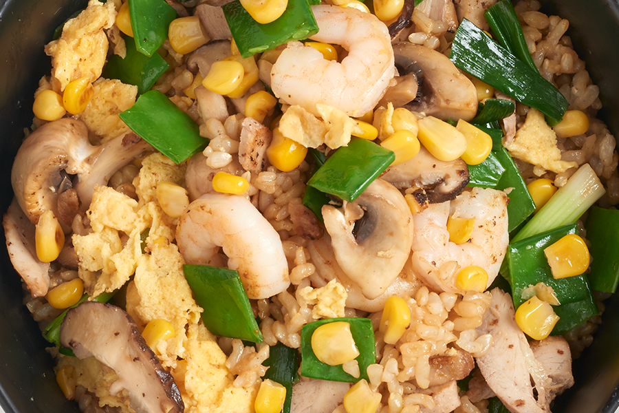 chicken + prawn cha han