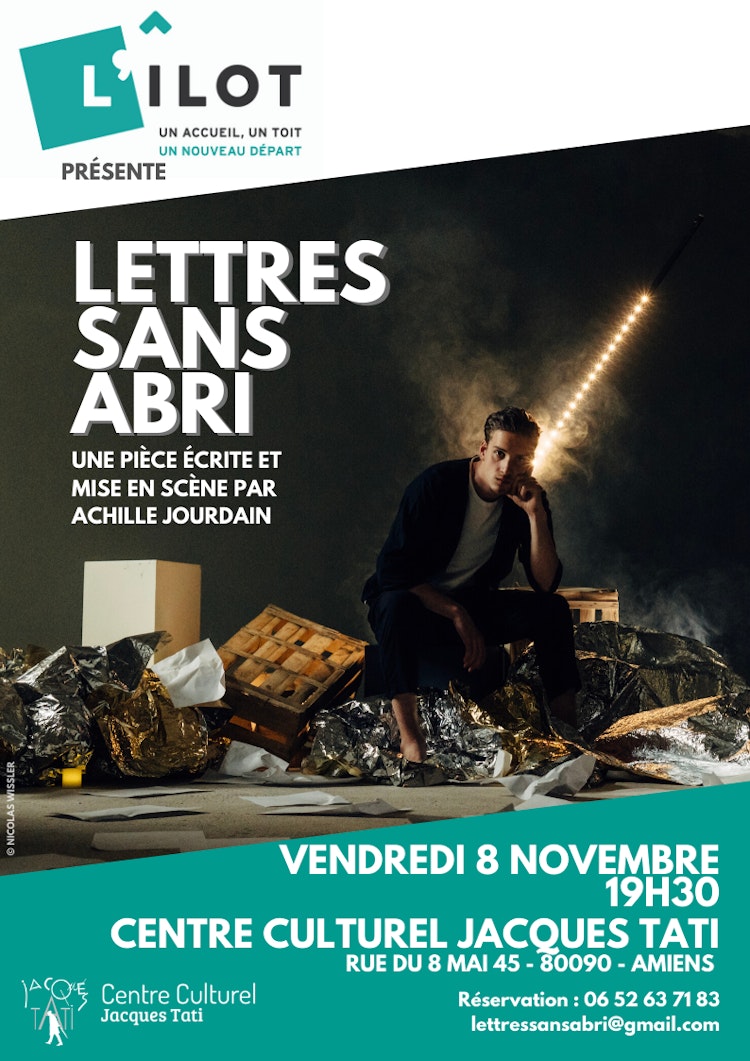 L'Îlot | « Lettres sans abri », un spectacle au profit de l’Îlot L'Îlot | « Lettres sans abri », un spectacle au profit de l’Îlot
