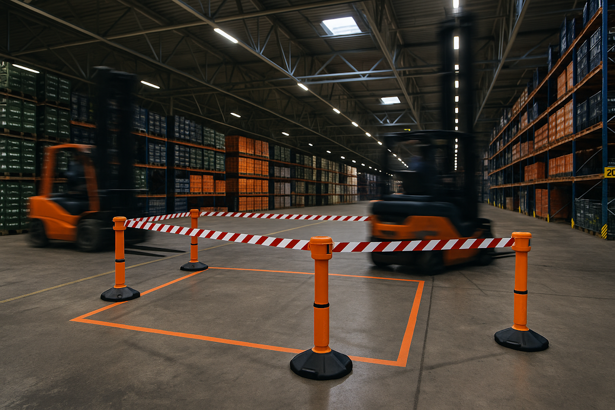 Warehouse safety: smart segregation, clear signage
