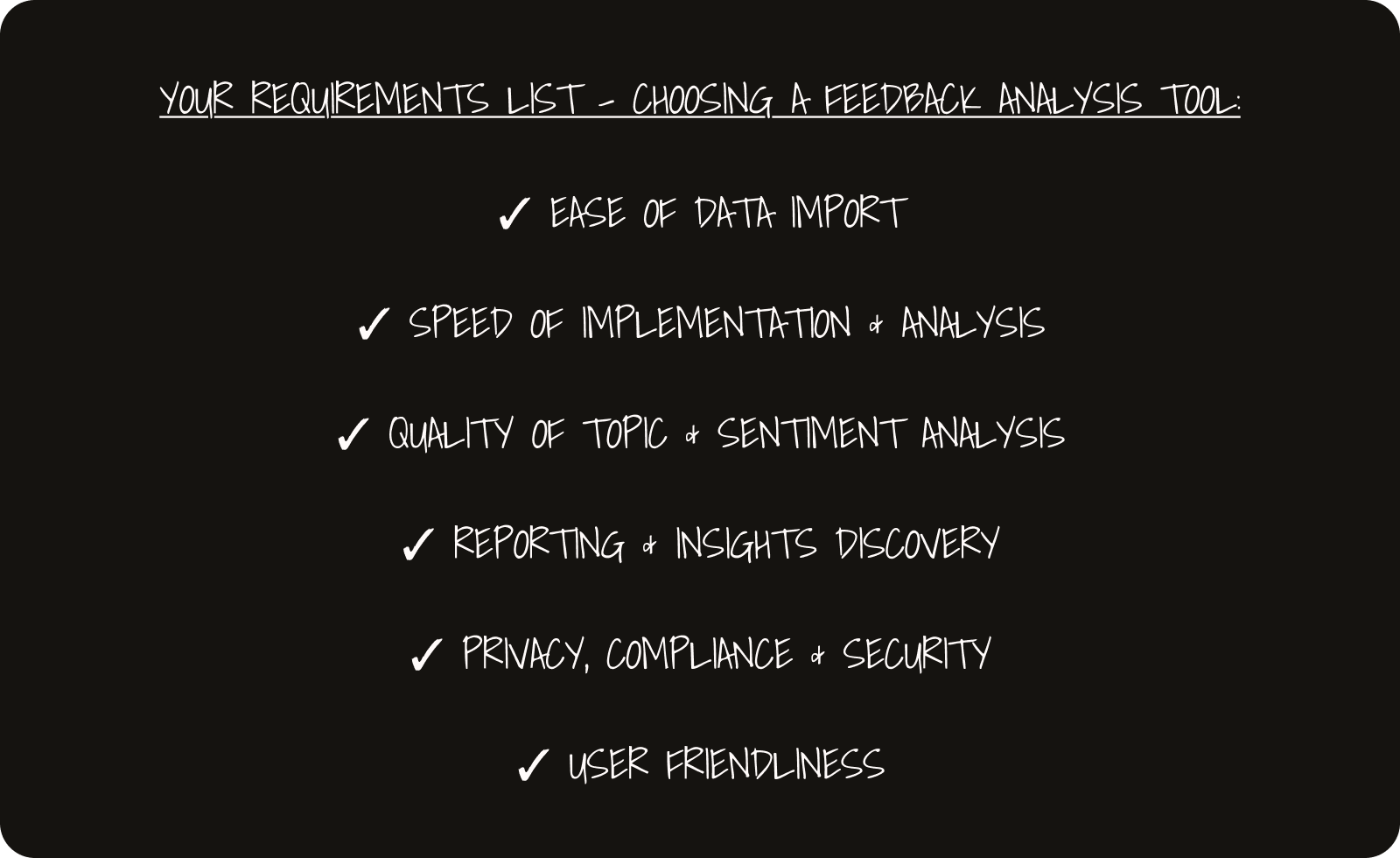 How to choose your enterprise Feedback Analysis Tool | Caplena