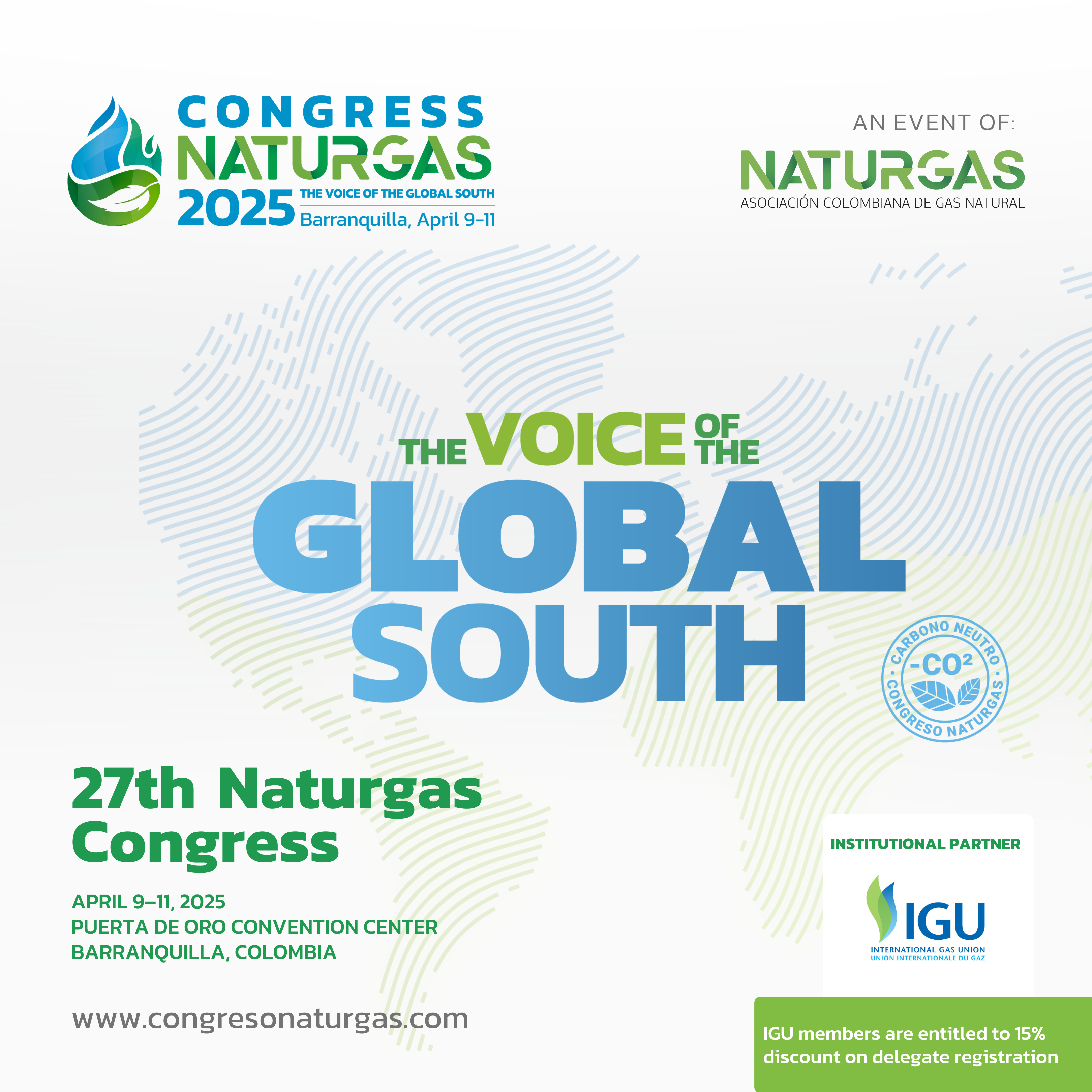 IGU Supports Latin America’s Naturgas Congress | International Gas Union
