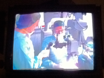 Dr. Waring IV preforms live KAMRA inlay surgery in Alicante, Spain ...