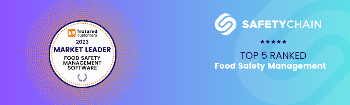 2023 Market Leader for Food Safety Management Software