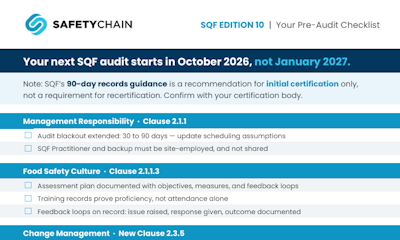 SQF Quality Code: What You Need to Know for Edition 10