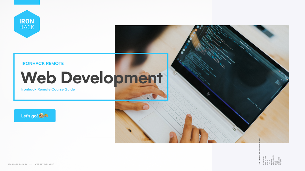 Everything you need to know about an online bootcamp | Ironhack Blog