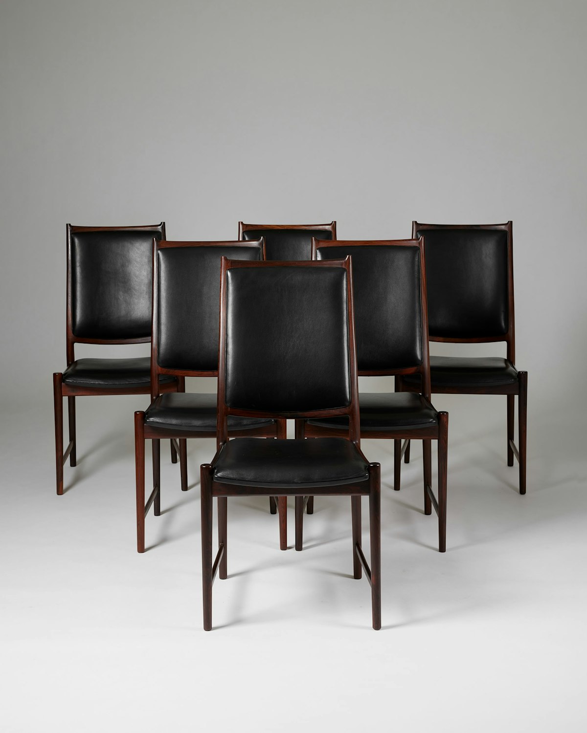 Set of six dining chairs ‘Darby’ designed by Torbjörn Afdal