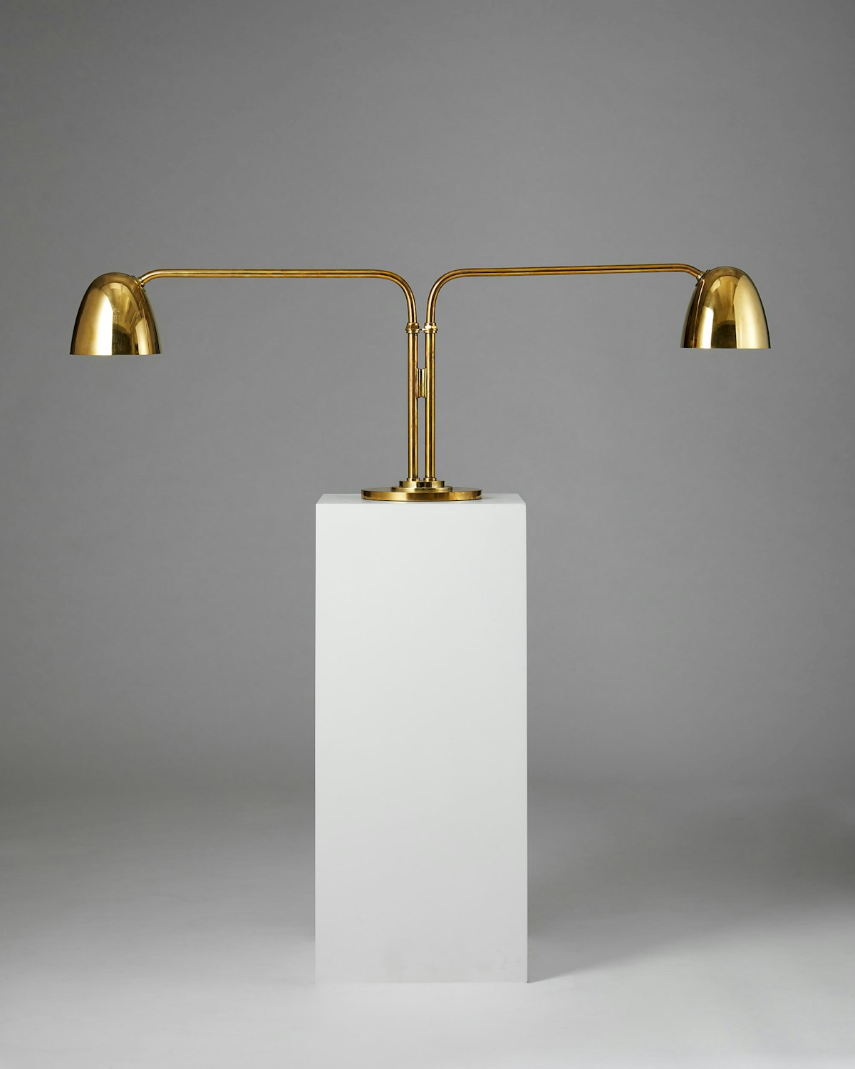 Double desk lamp, anonymous