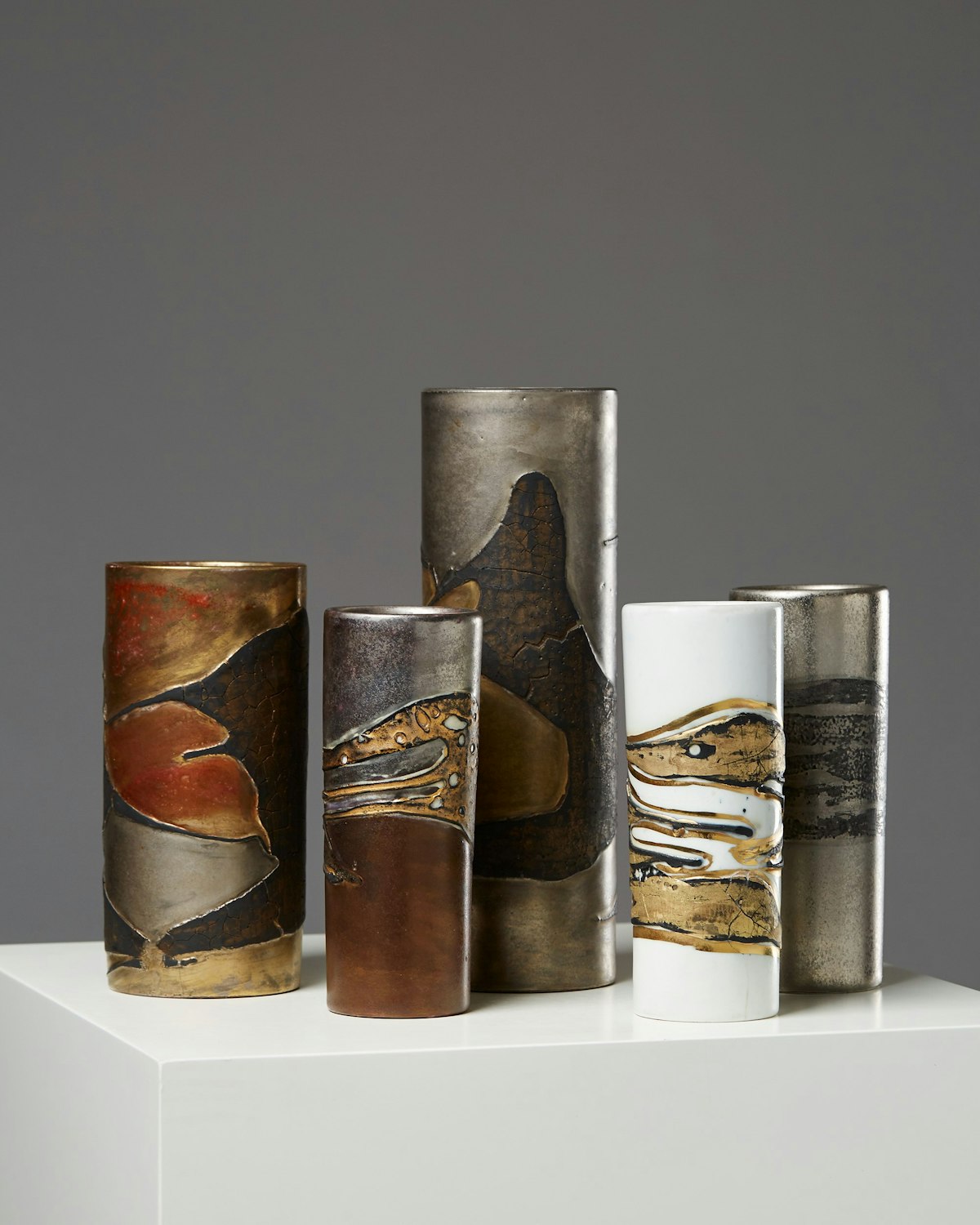 Group of vases designed by Toini Muona for Arabia