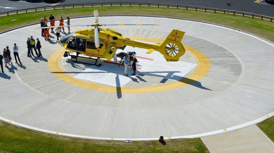 Helipads for hospitals!