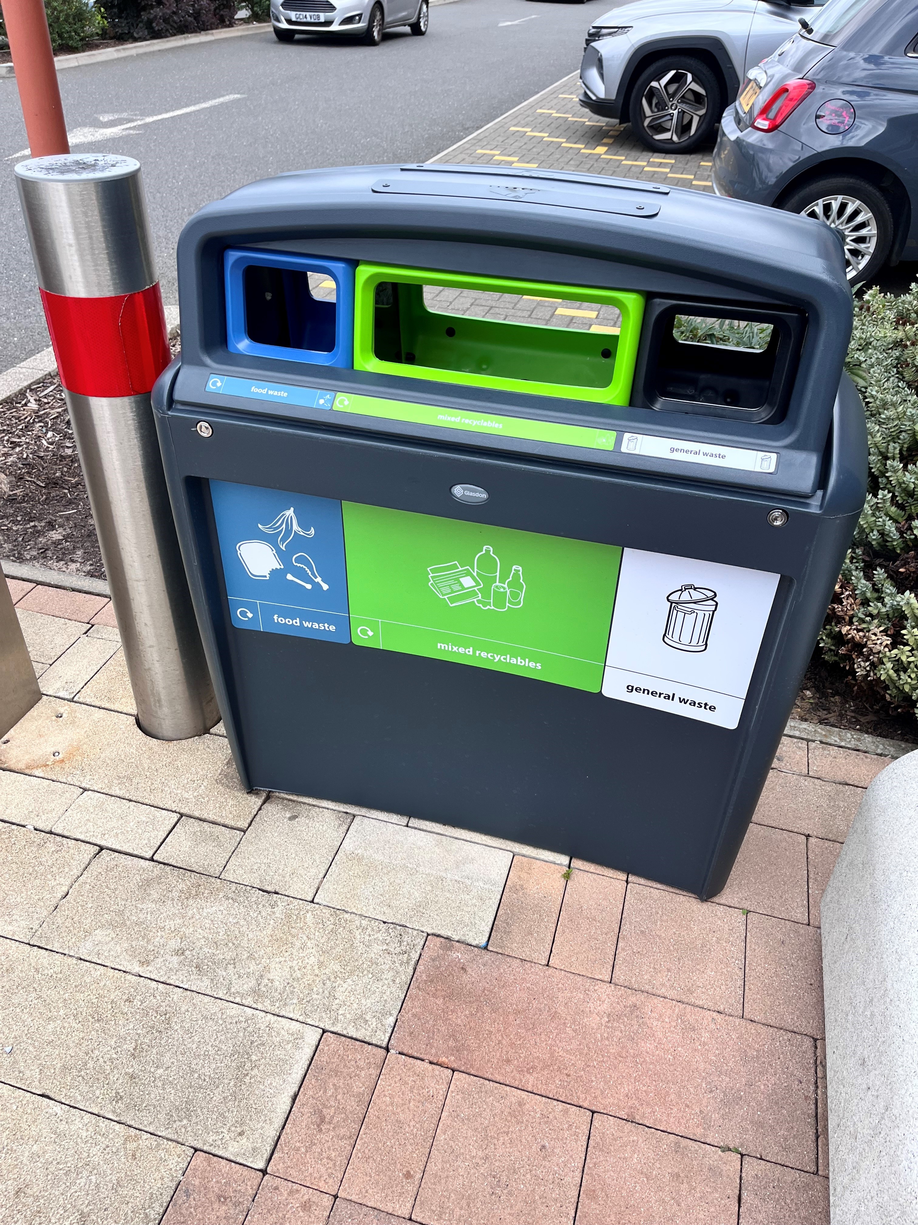 New waste segregation bins now on site
