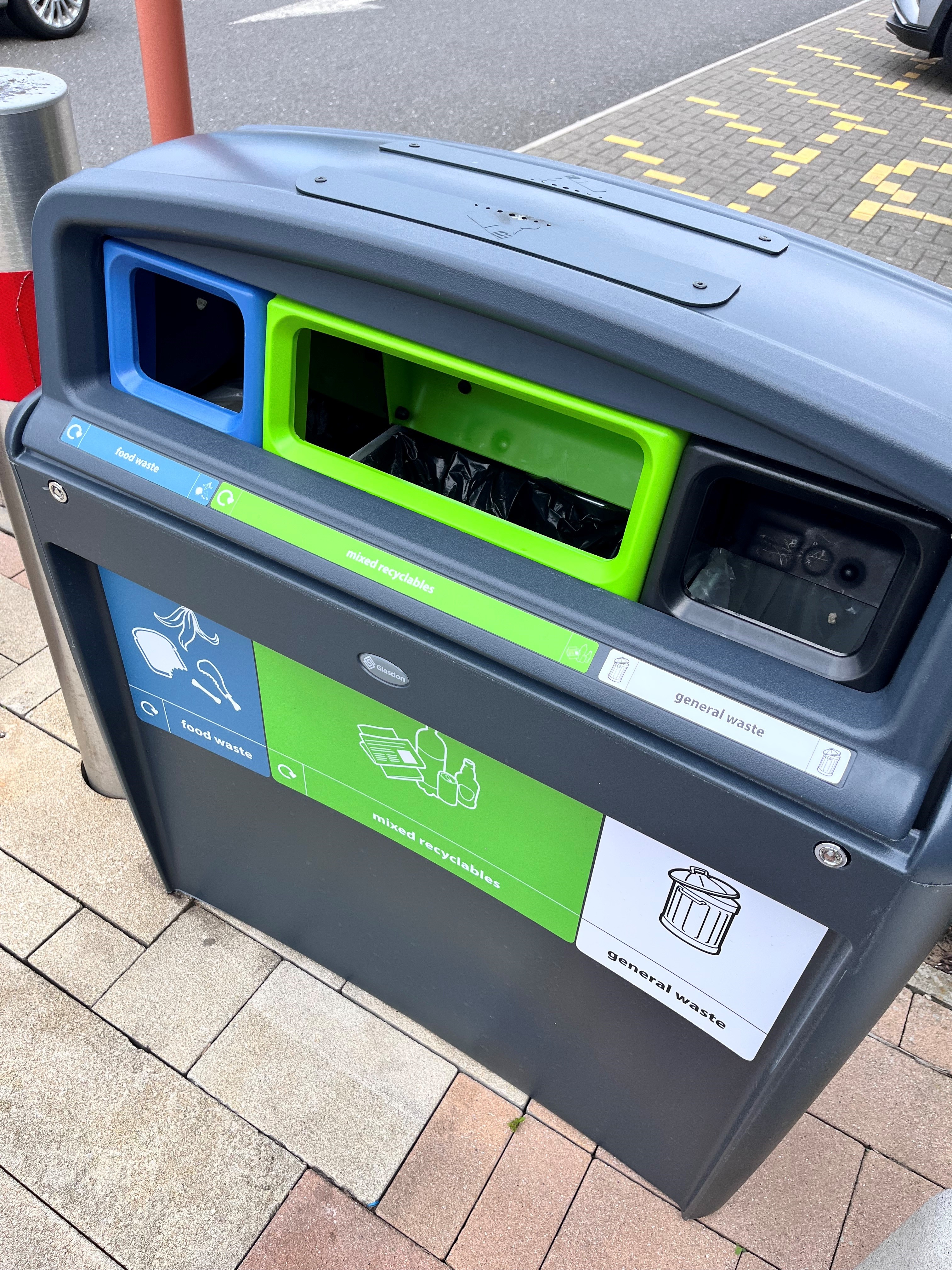 New waste segregation bins now on site