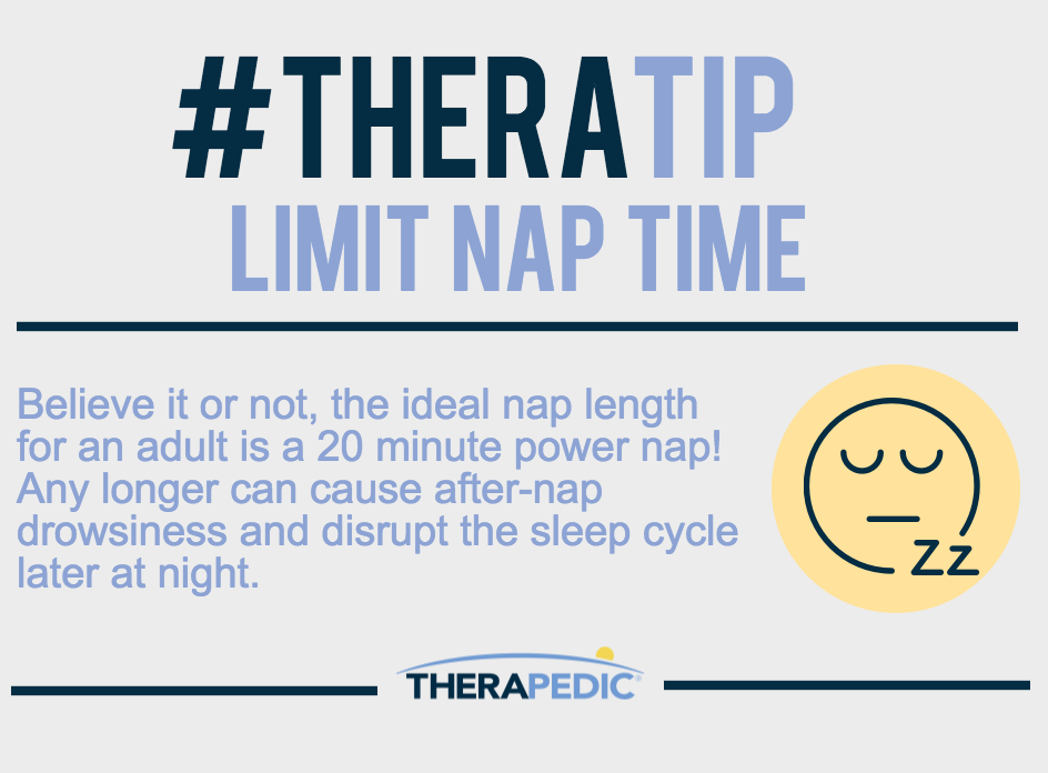 Therapedic | Blog - #TheraTips – Limit Naps - Therapedic
