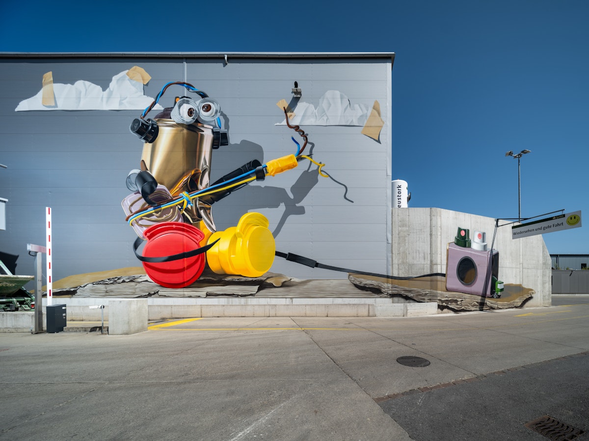 Spross Part 2: Recycled Robots – Deine Botschaft ist eine Wand wert ...