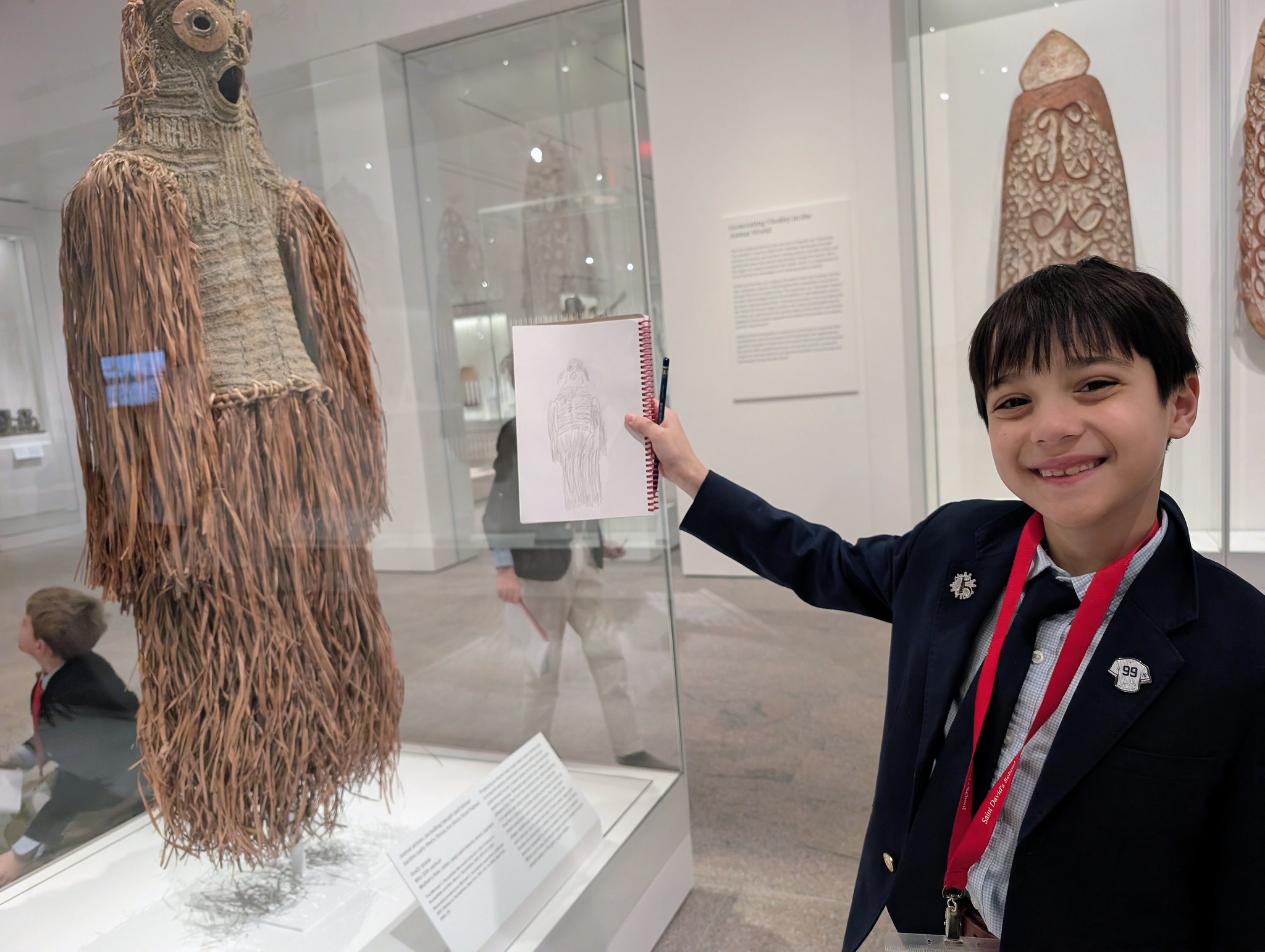 Second Graders' Visit to The Met Inspires World Cultures Art Project
