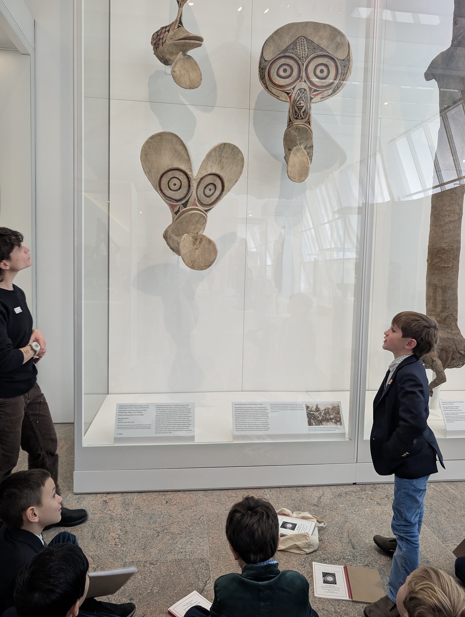 Second Graders' Visit to The Met Inspires World Cultures Art Project
