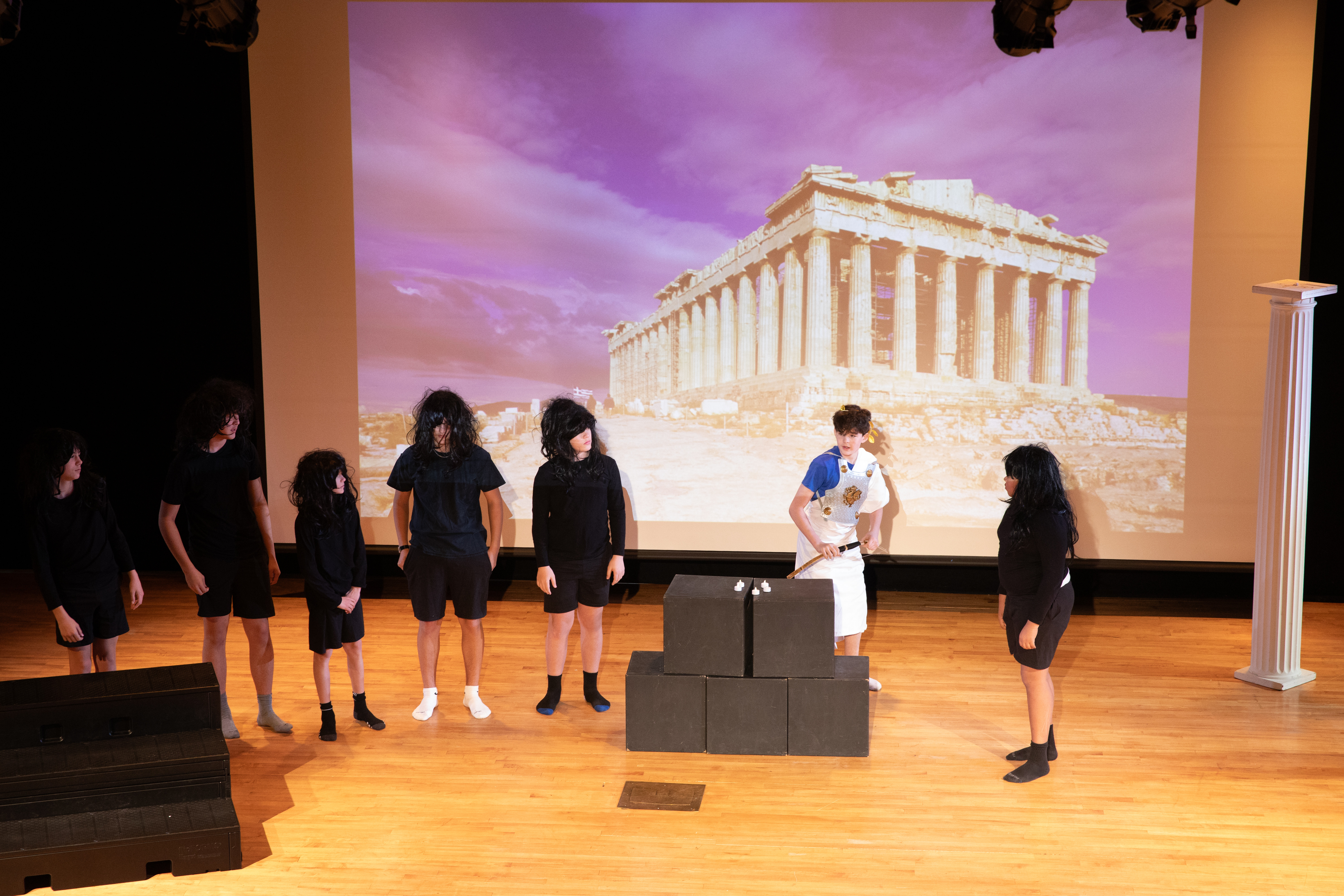 Seventh Graders Explore Lessons in Ancient Greek Tragedies