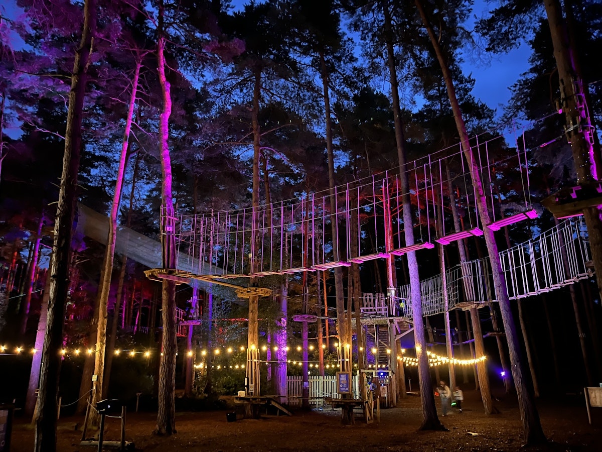 Sundown Adventures | After-Dark High Ropes | Go Ape UK