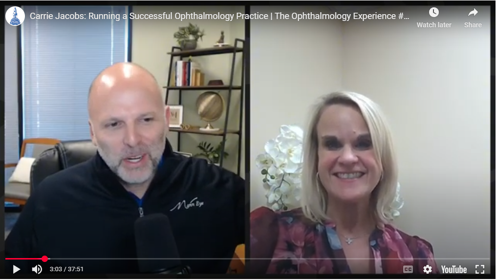 Carrie Jacobs of Chu Vision Institute guest on the Ophthalmology ...