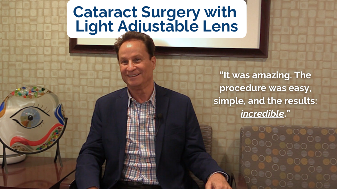 Real Patient Ted Shares his Story of Cataract Surgery