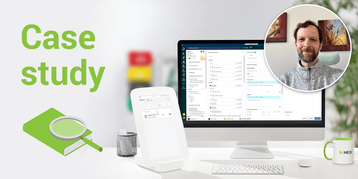 Doctolib Médecin integration with the MESI mTABLET