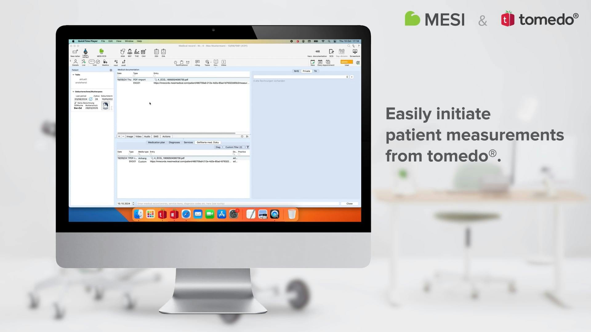 MESI mTABLET & tomedo®: Streamlining diagnostics with seamless connectivity