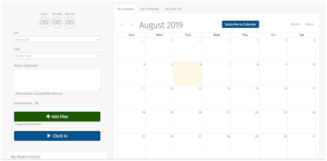 Clock In Clock Out Web Punch Clock Clockshark Clockshark