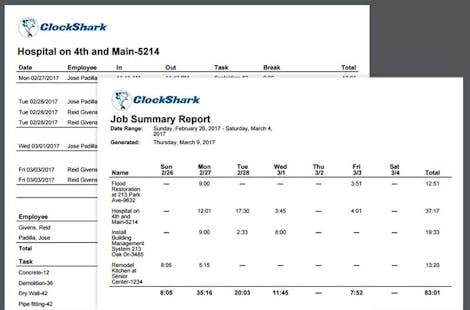 Timesheet Reporting for Mobile Workforce | ClockShark
