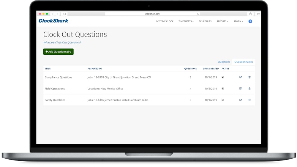 Get Insightful Job Feedback with ClockShark’s Clock Out Questions